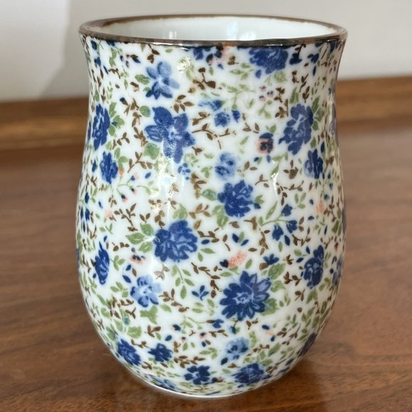 Otagiri | Dining | Otagiri Stoneware Floral Mug Blue Miniature Flowers ...